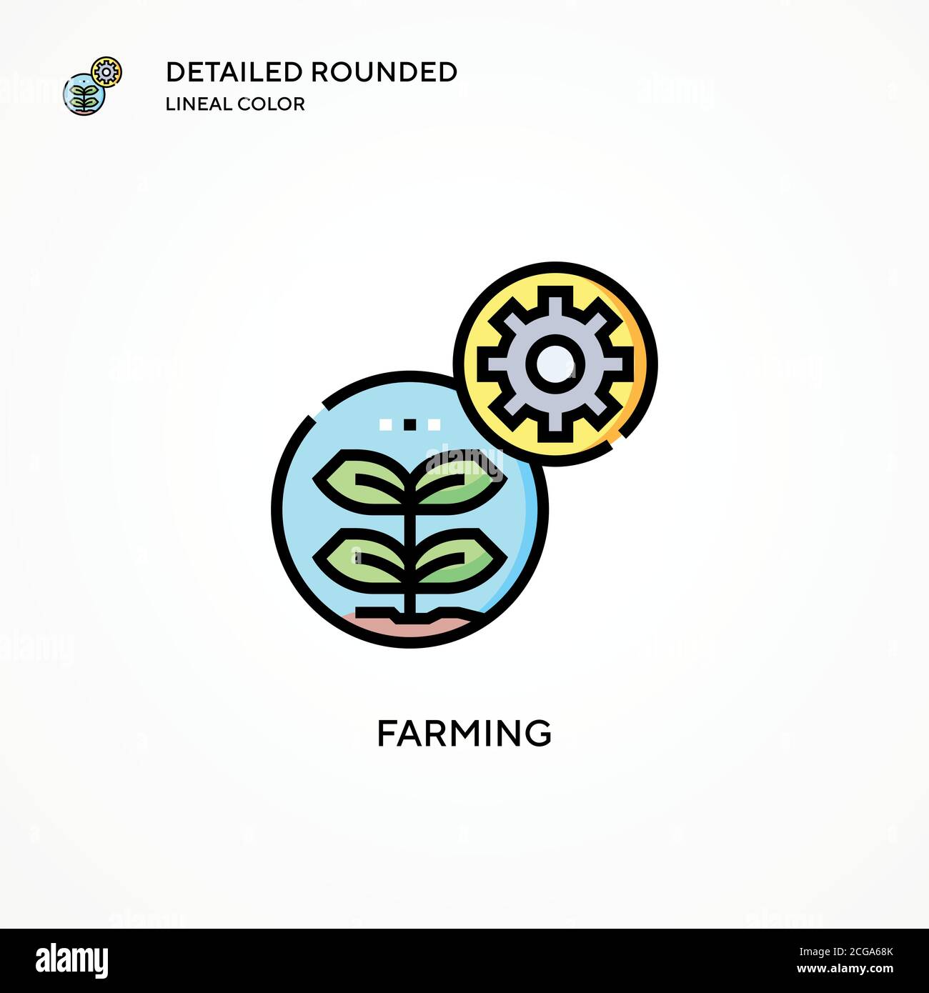 Farming vector icon. Modern vector illustration concepts. Easy to edit ...