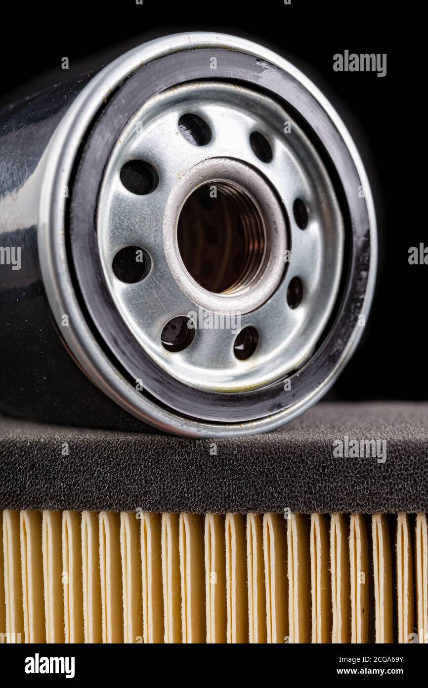 Car filters set motor filter hi-res stock photography and images - Alamy