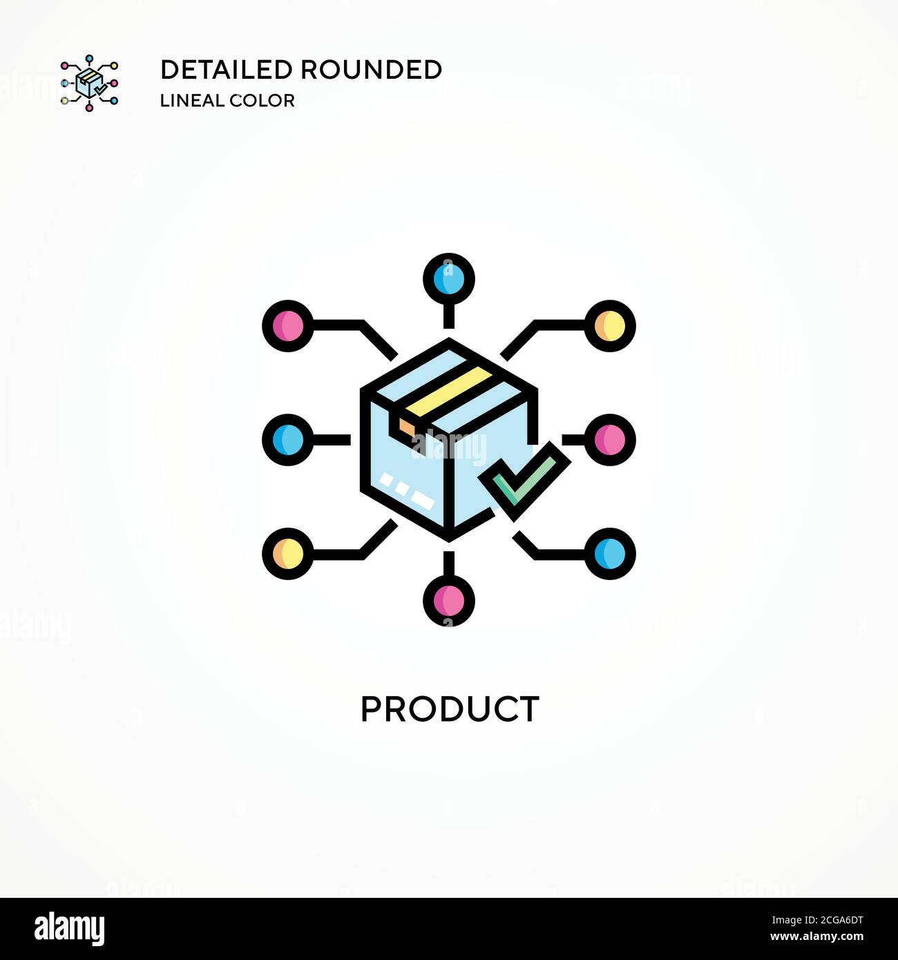 Product vector icon. Modern vector illustration concepts. Easy to edit ...