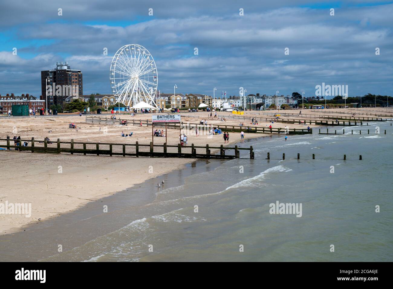 Littlehampton seafront and beach a popular tourist destination with the ...