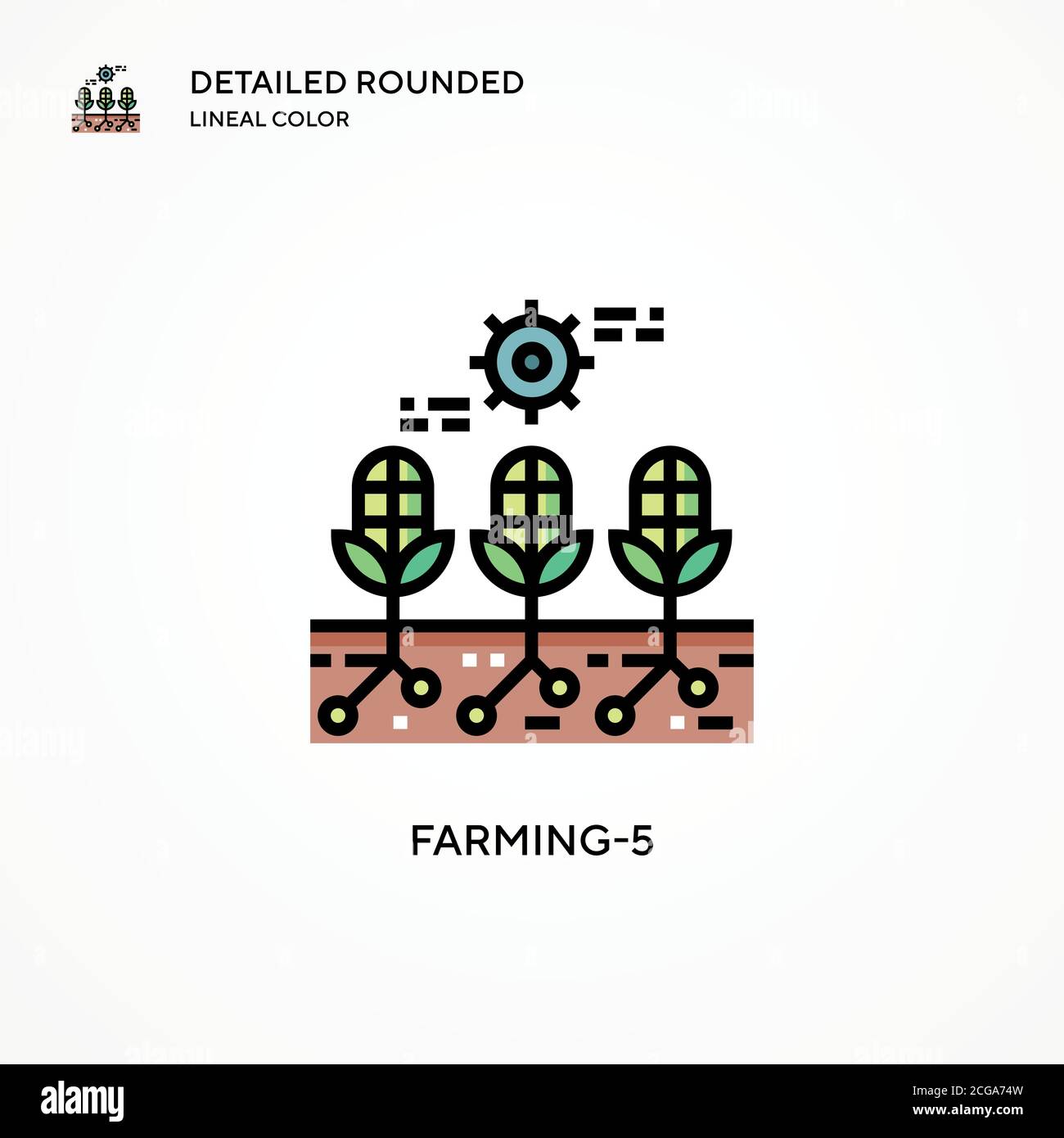 Farming-5 vector icon. Modern vector illustration concepts. Easy to ...