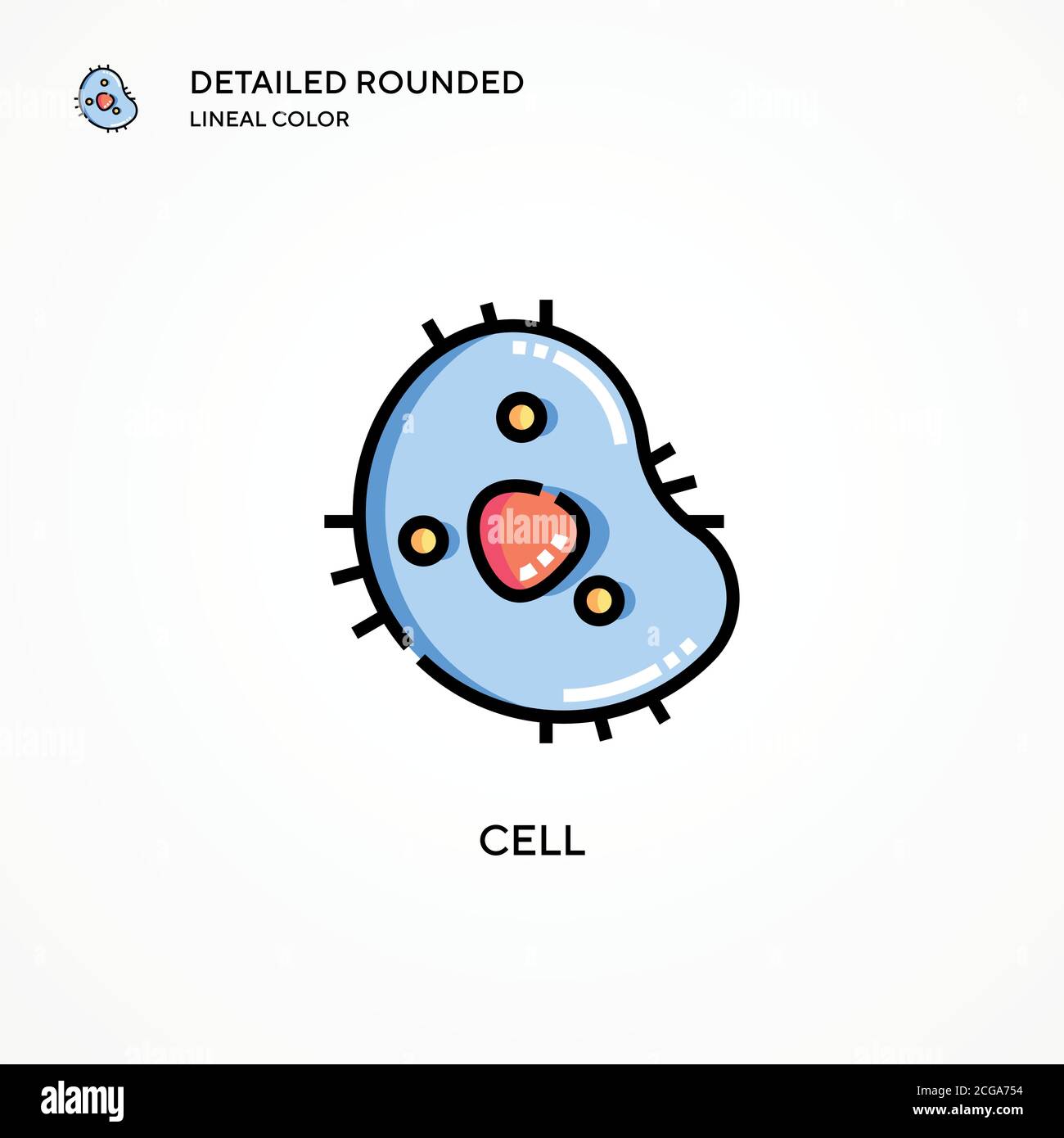 Cell vector icon. Modern vector illustration concepts. Easy to edit and ...