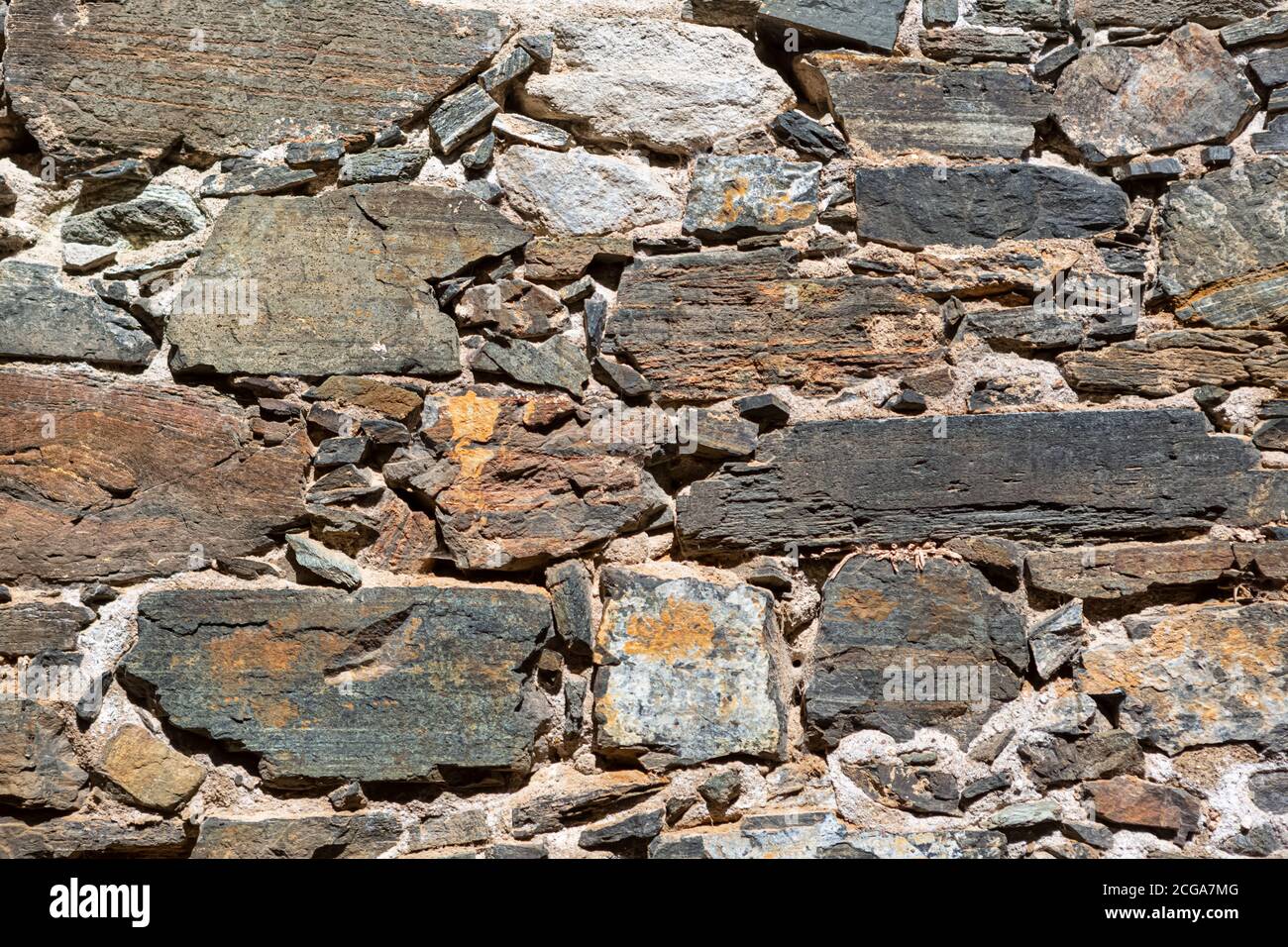Architecture textures, detailed rusty and rustic old wall masonry ...