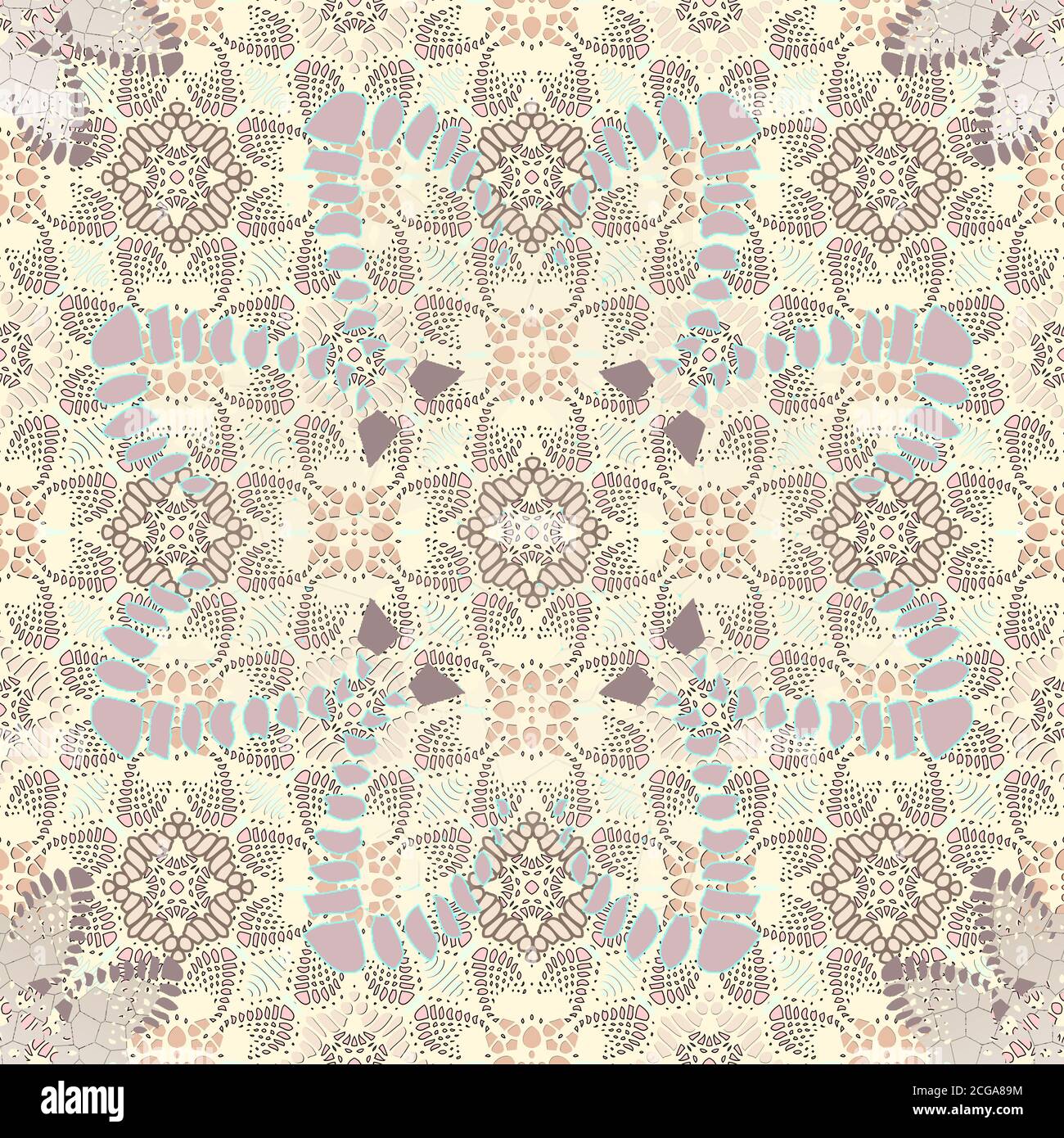 Lace Ethnic Digital Print Stock Photo - Alamy