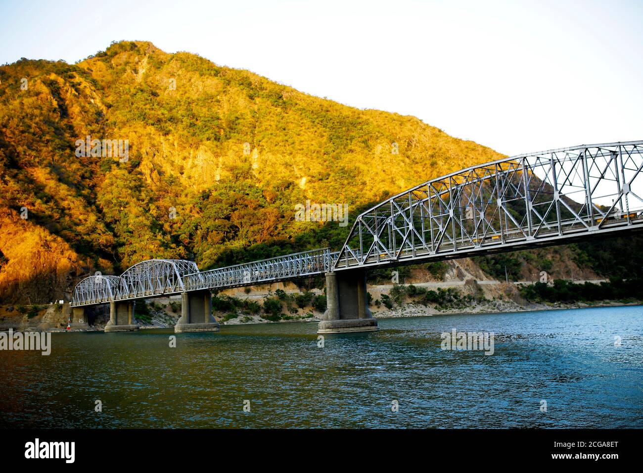 Bright spring view of the Island. Pictures morning scene on th. Beauty ...