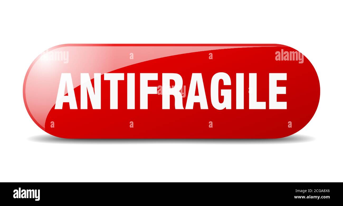 antifragile button. rounded glass sign. sticker. banner Stock Vector ...