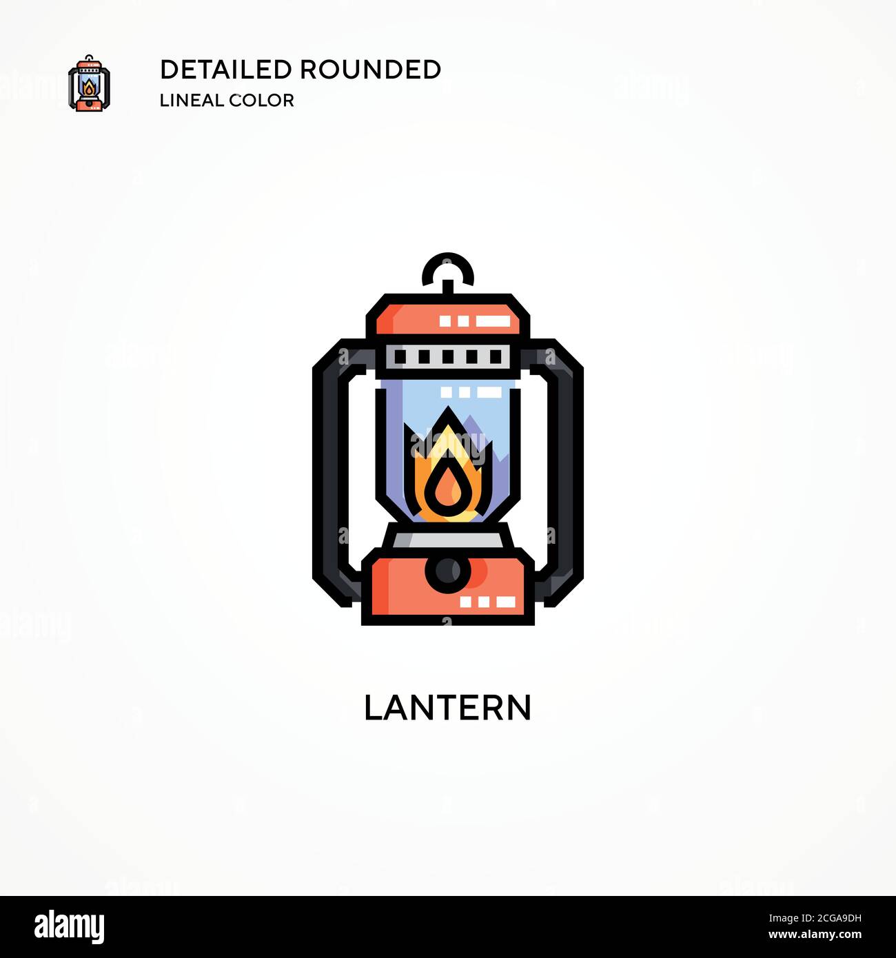 Lantern vector icon. Modern vector illustration concepts. Easy to edit ...