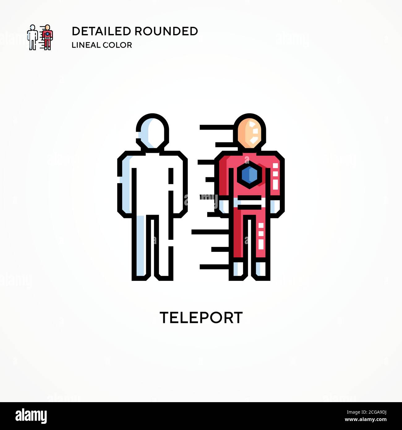 Teleportation icon vector vectors hi-res stock photography and images ...