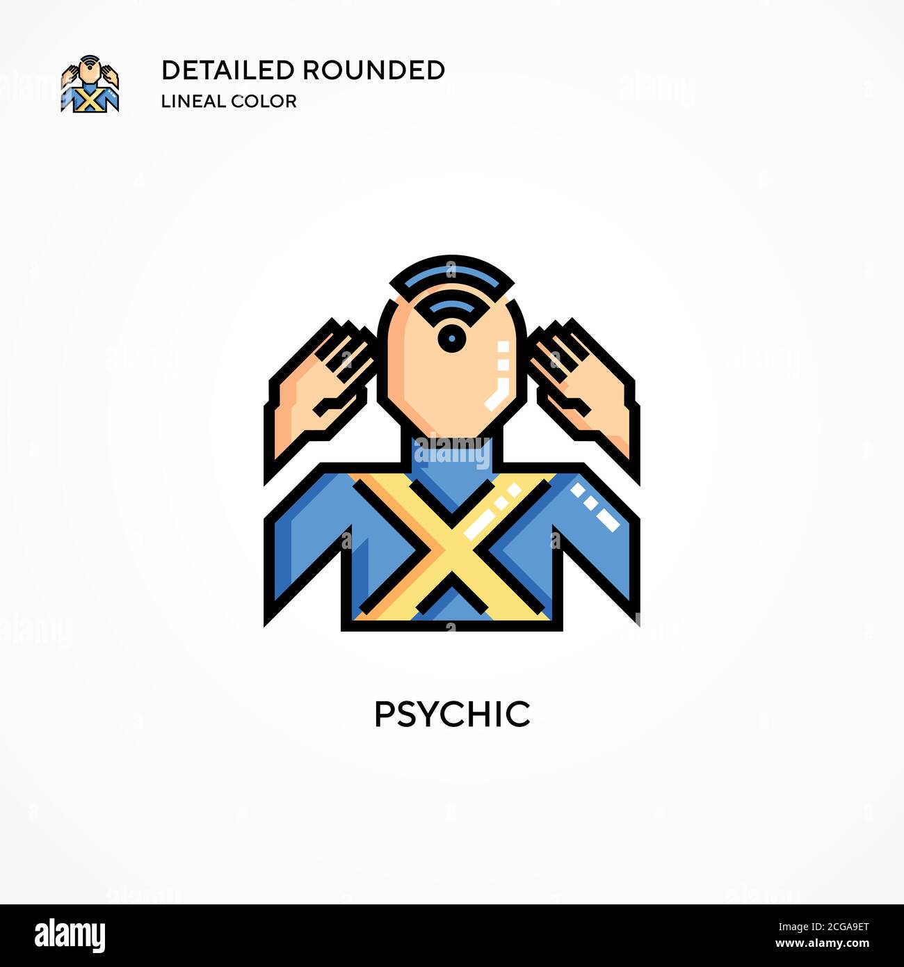 Psychic vector icon. Modern vector illustration concepts. Easy to edit ...