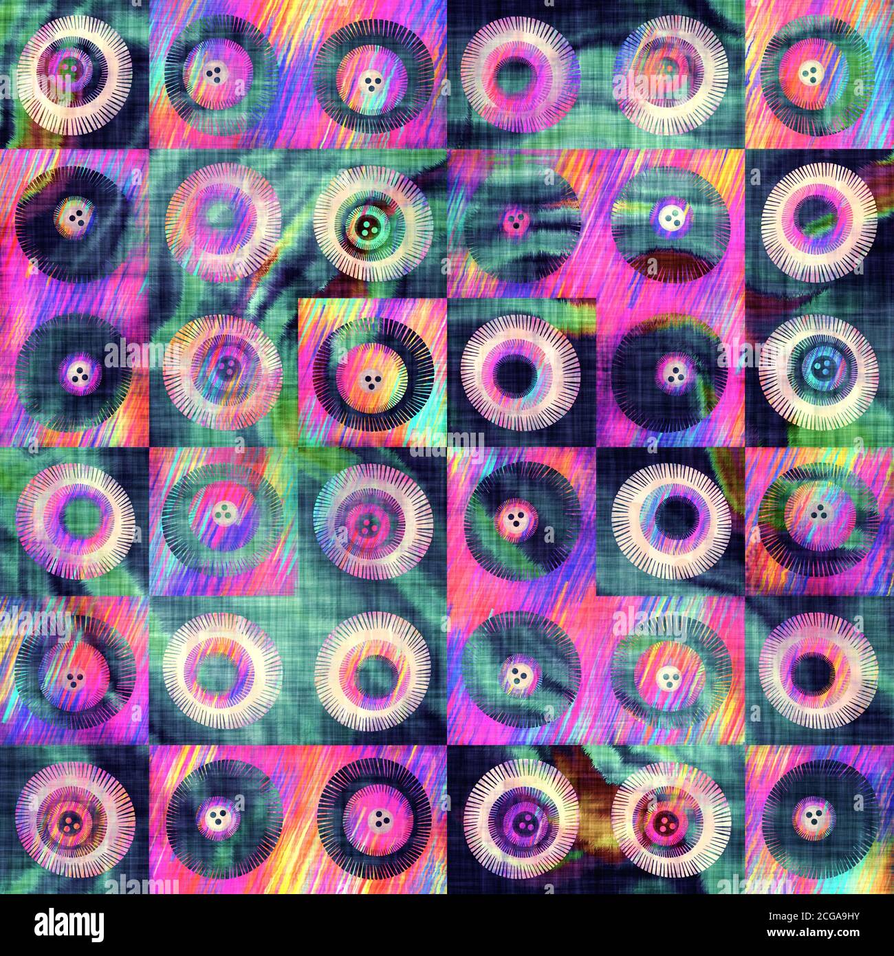 Blurry rainbow glitch artistic dot texture background. Irregular ...
