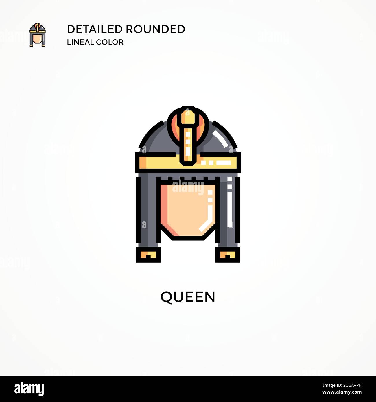 Queen vector icon. Modern vector illustration concepts. Easy to edit ...