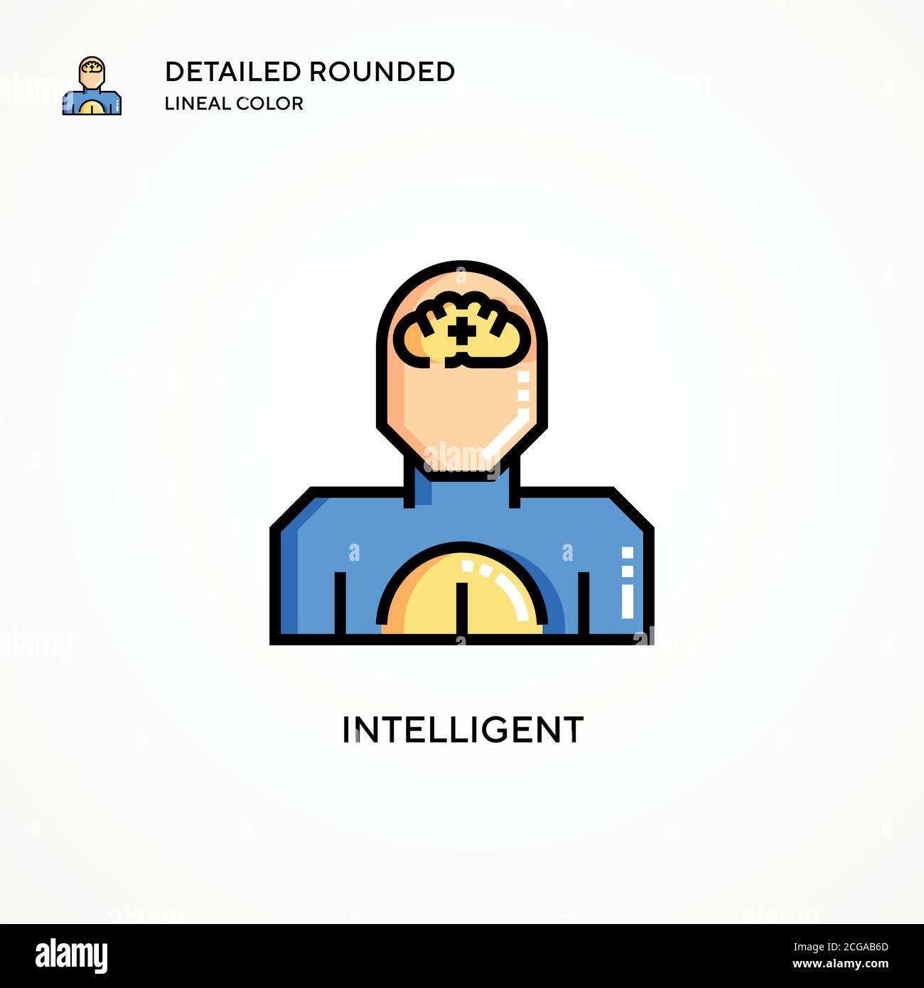 Intelligent vector icon. Modern vector illustration concepts. Easy to ...
