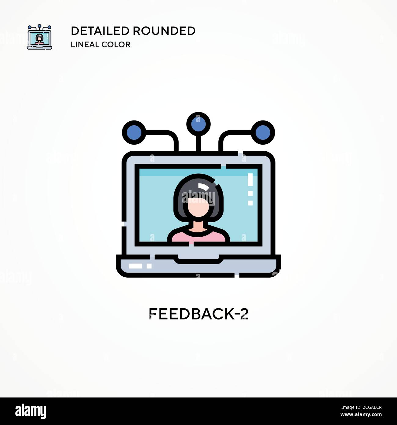 Feedback-2 vector icon. Modern vector illustration concepts. Easy to ...
