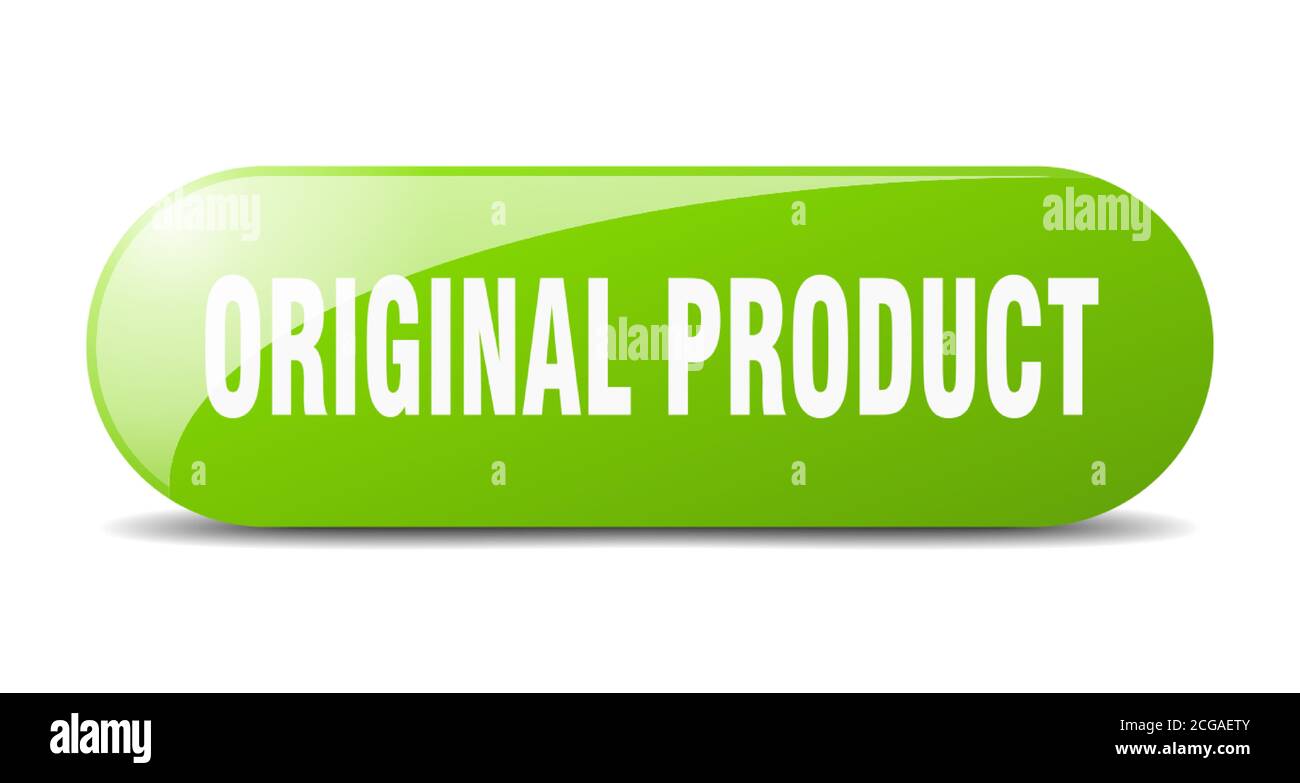 original product button. rounded glass sign. sticker. banner Stock ...