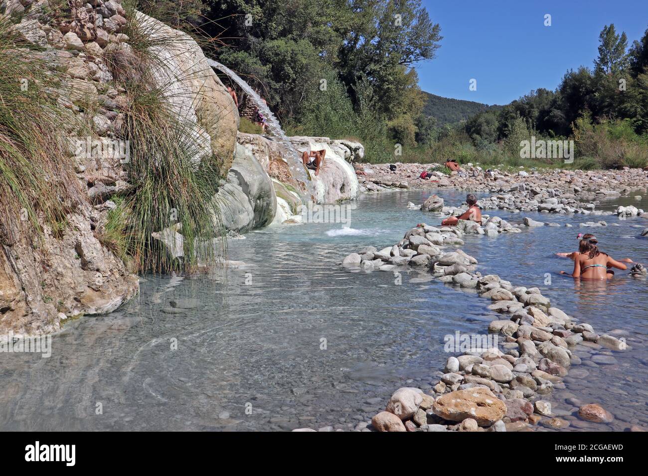 Petriolo thermal baths hi-res stock photography and images - Alamy