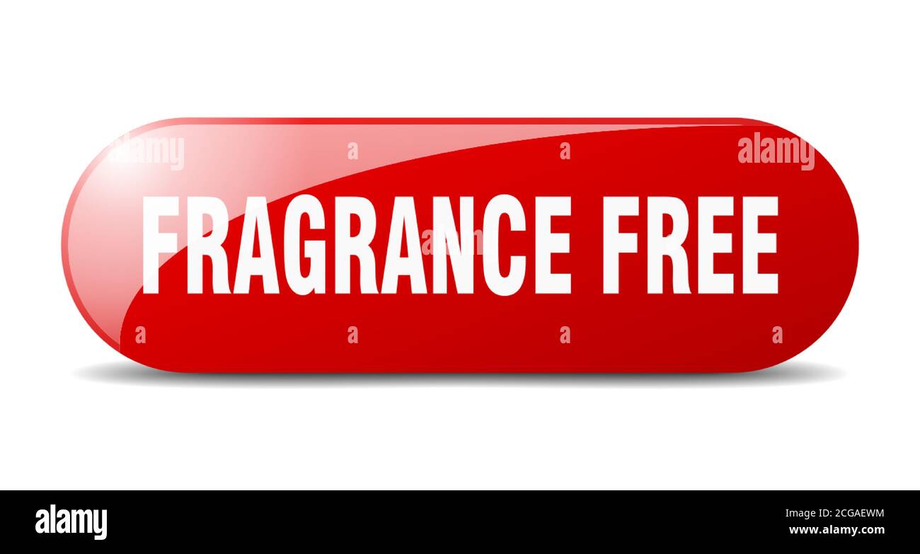 fragrance free button. rounded glass sign. sticker. banner Stock Vector ...