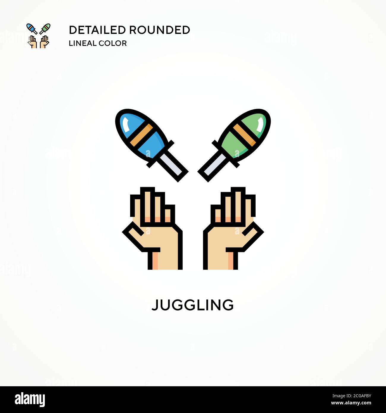 Juggling work business Stock Vector Images - Alamy