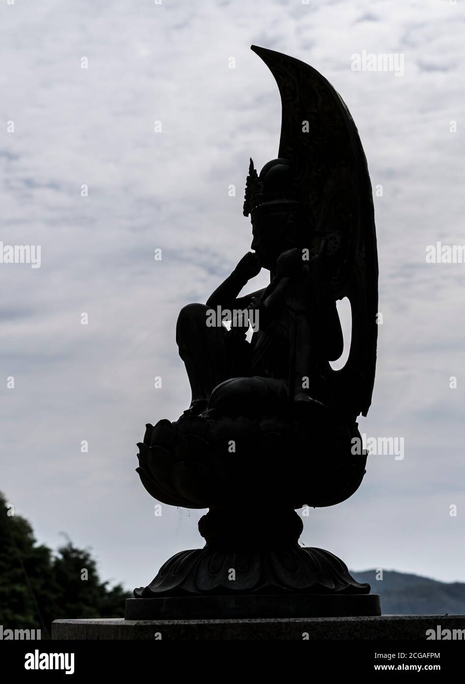 Buddha statue at Engyoji (or Engyo-ji), a Tendai Buddhist temple on ...