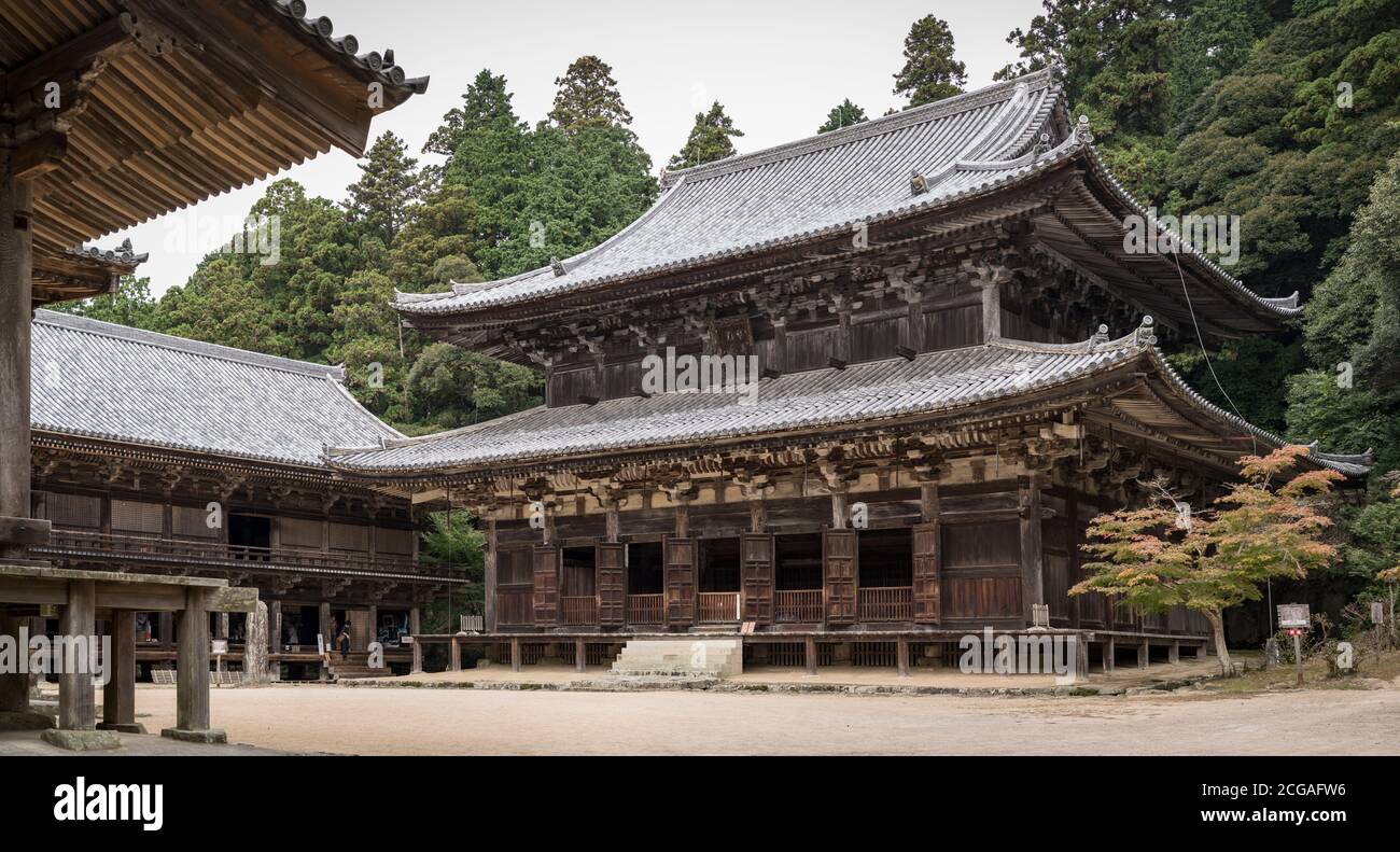 Daikodo (main hall) at Engyoji (or Engyo-ji), a Tendai Buddhist temple ...