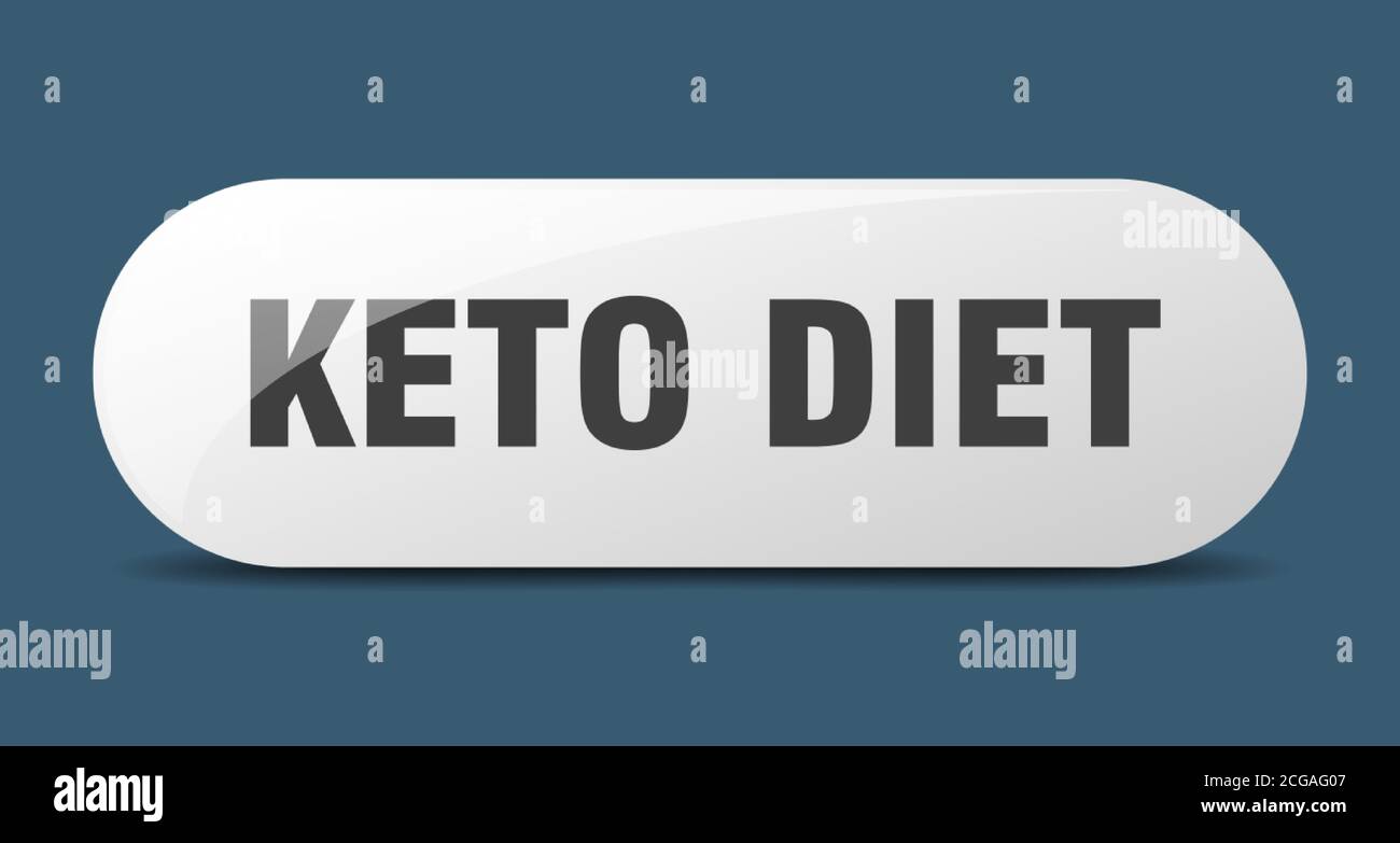 keto diet button. rounded glass sign. sticker. banner Stock Vector ...