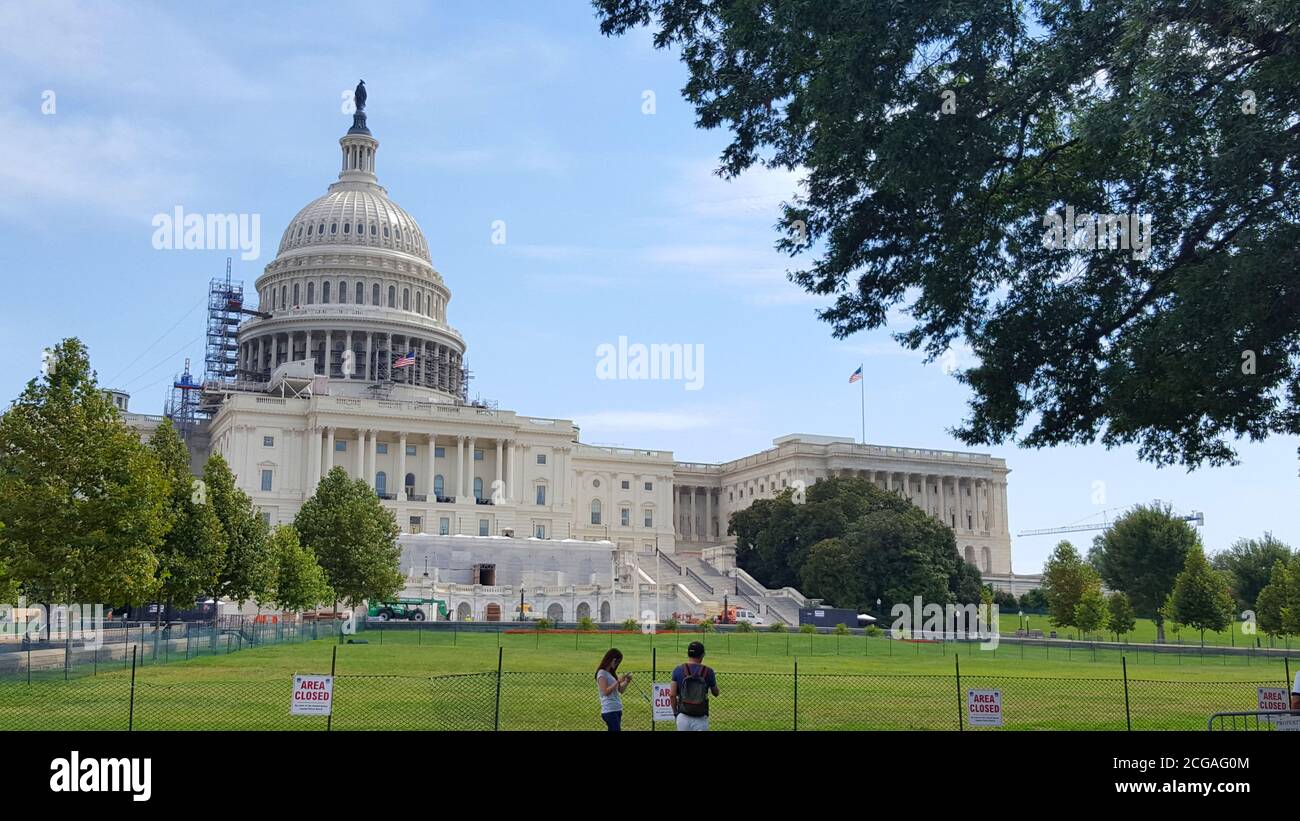 The United States Capitol Building, Washington DC, United States Stock ...