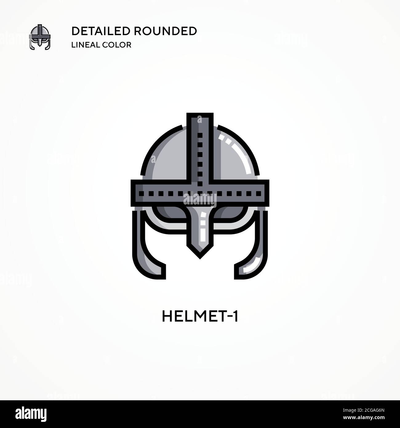 Helmet-1 vector icon. Modern vector illustration concepts. Easy to edit ...