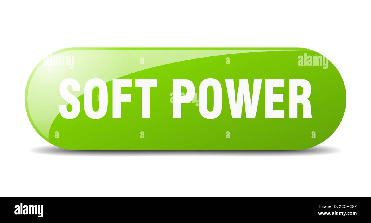 soft power button. rounded glass sign. sticker. banner Stock Vector ...