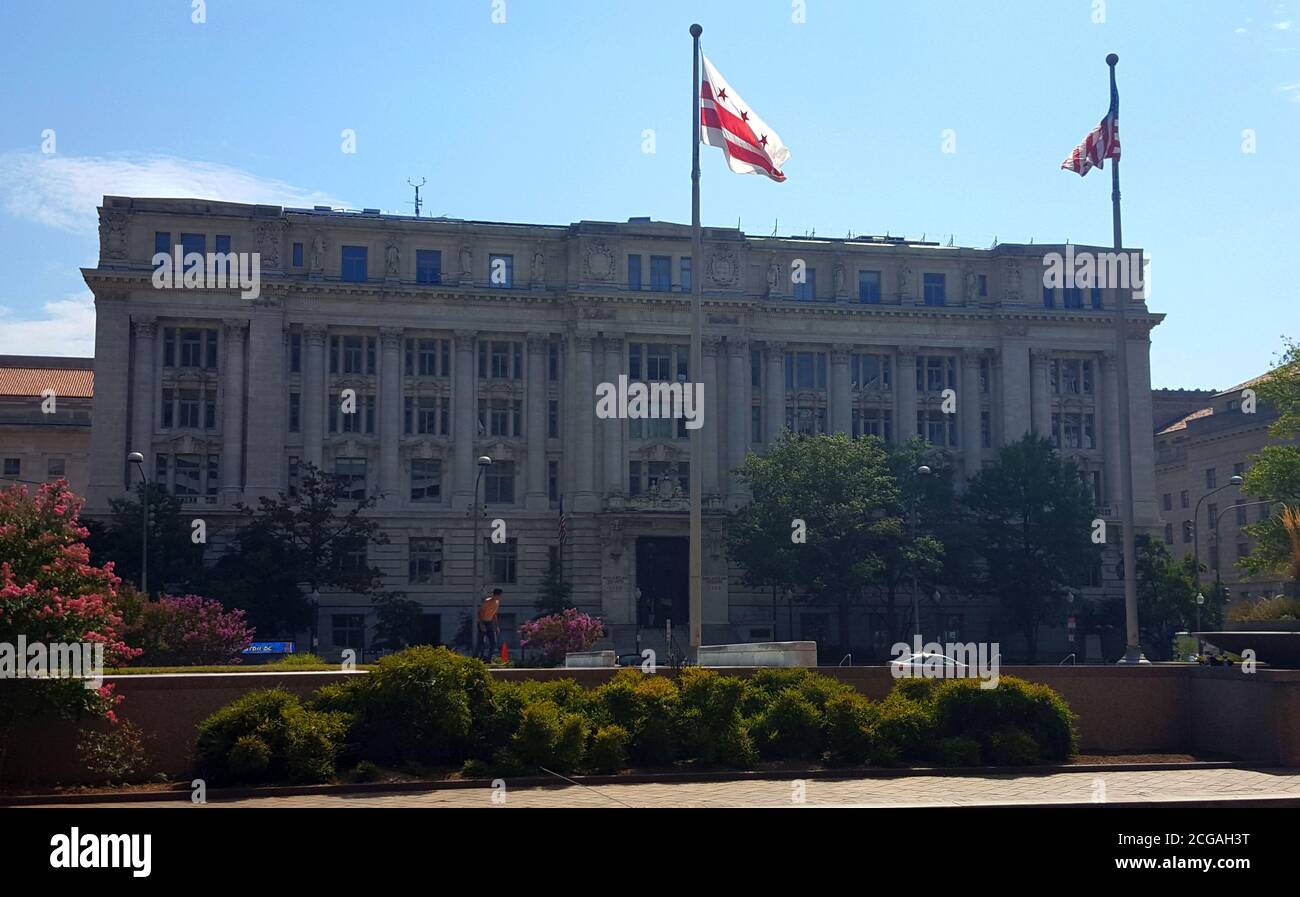 The John A. Wilson Building, Washington D.C., United States Stock Photo ...