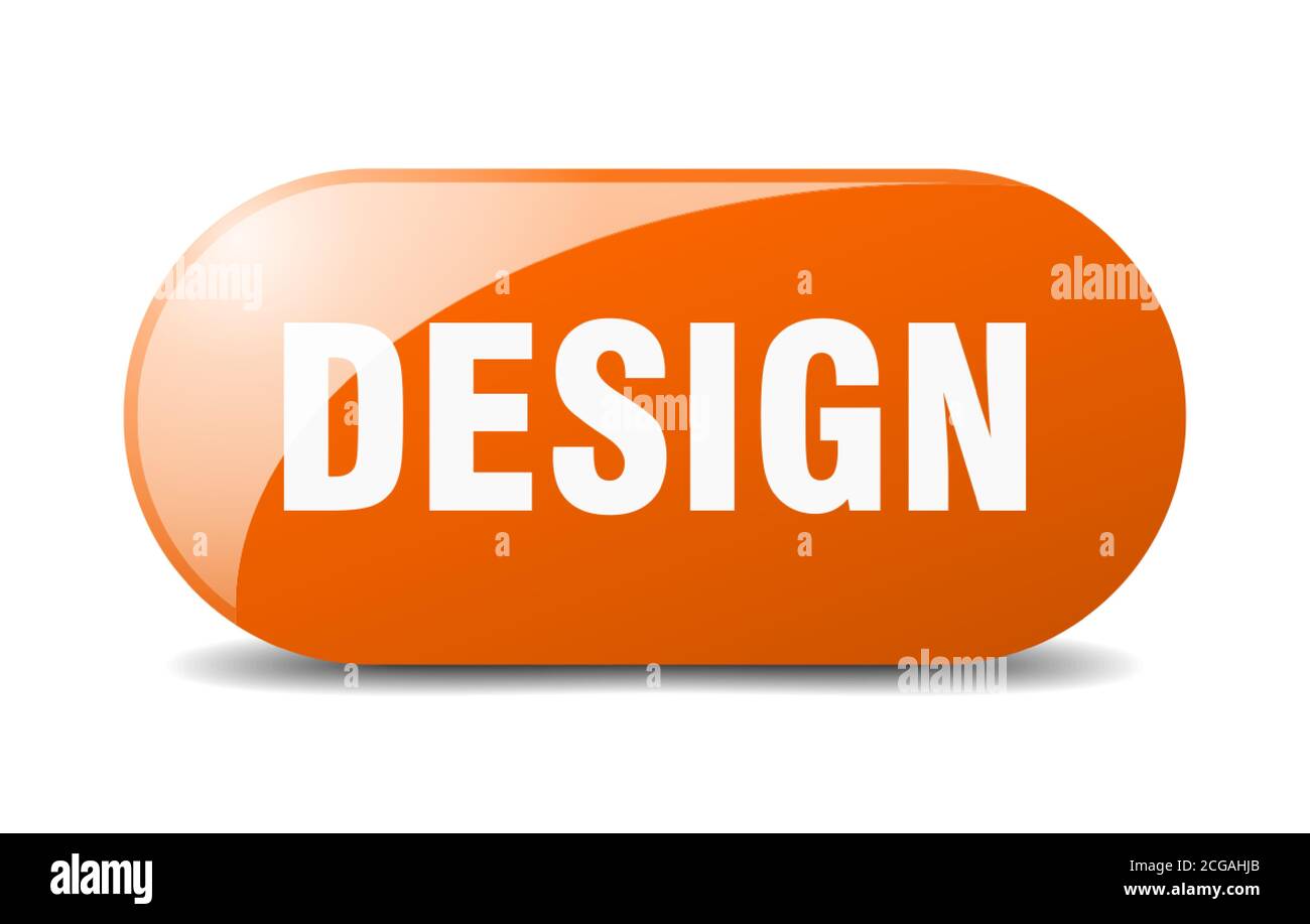 design button. rounded glass sign. sticker. banner Stock Vector Image ...