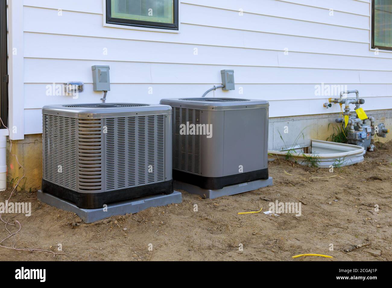Installed air conditioning hi-res stock photography and images - Alamy
