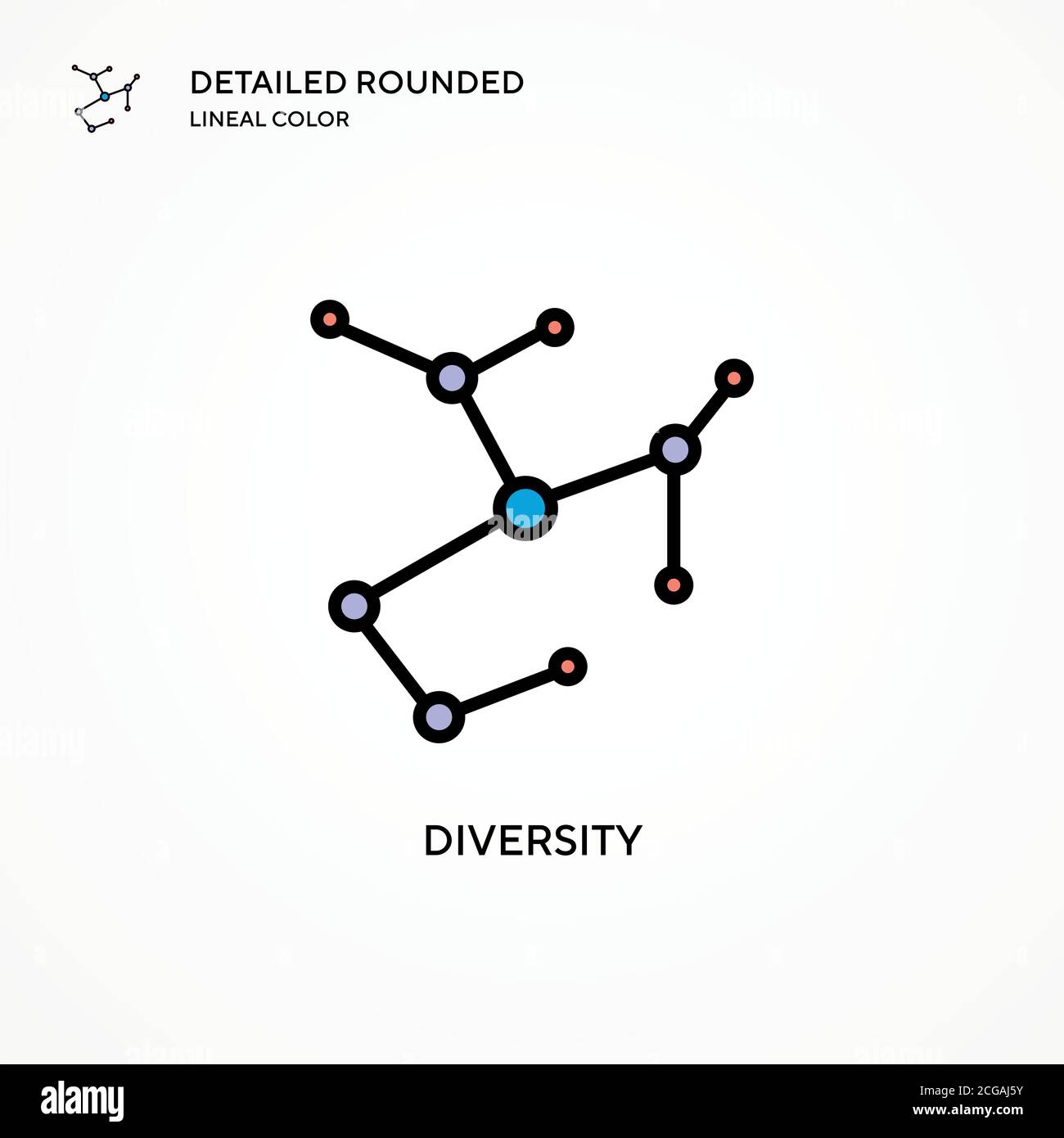 Diversity vector icon. Modern vector illustration concepts. Easy to ...