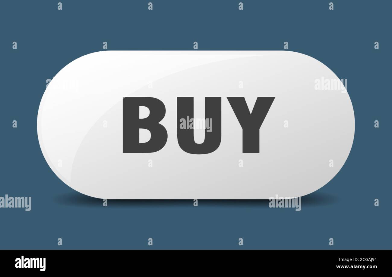 buy button. rounded glass sign. sticker. banner Stock Vector Image ...