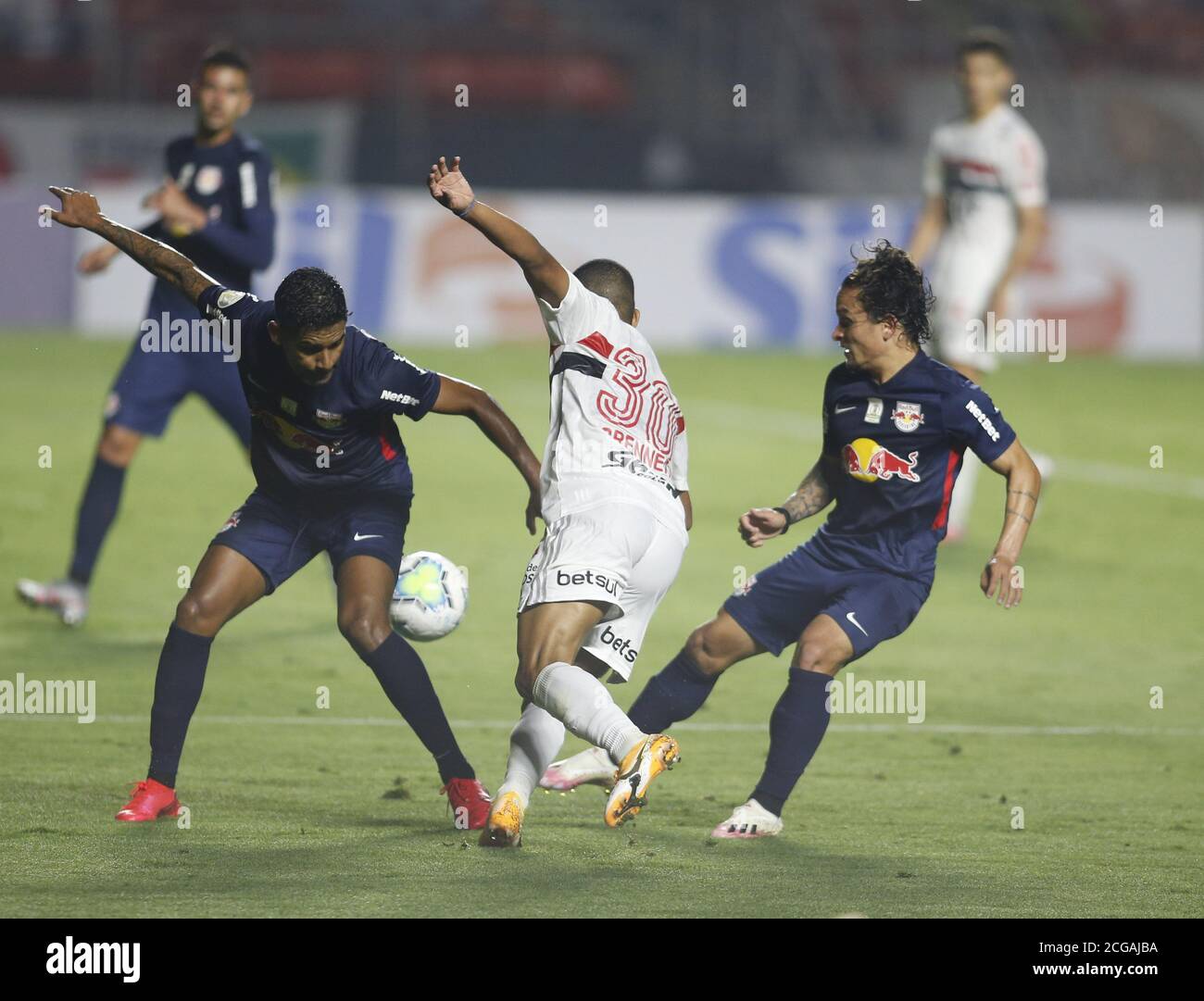 Brenner of Sao Paulo during the Campeonato Brasileiro football match ...