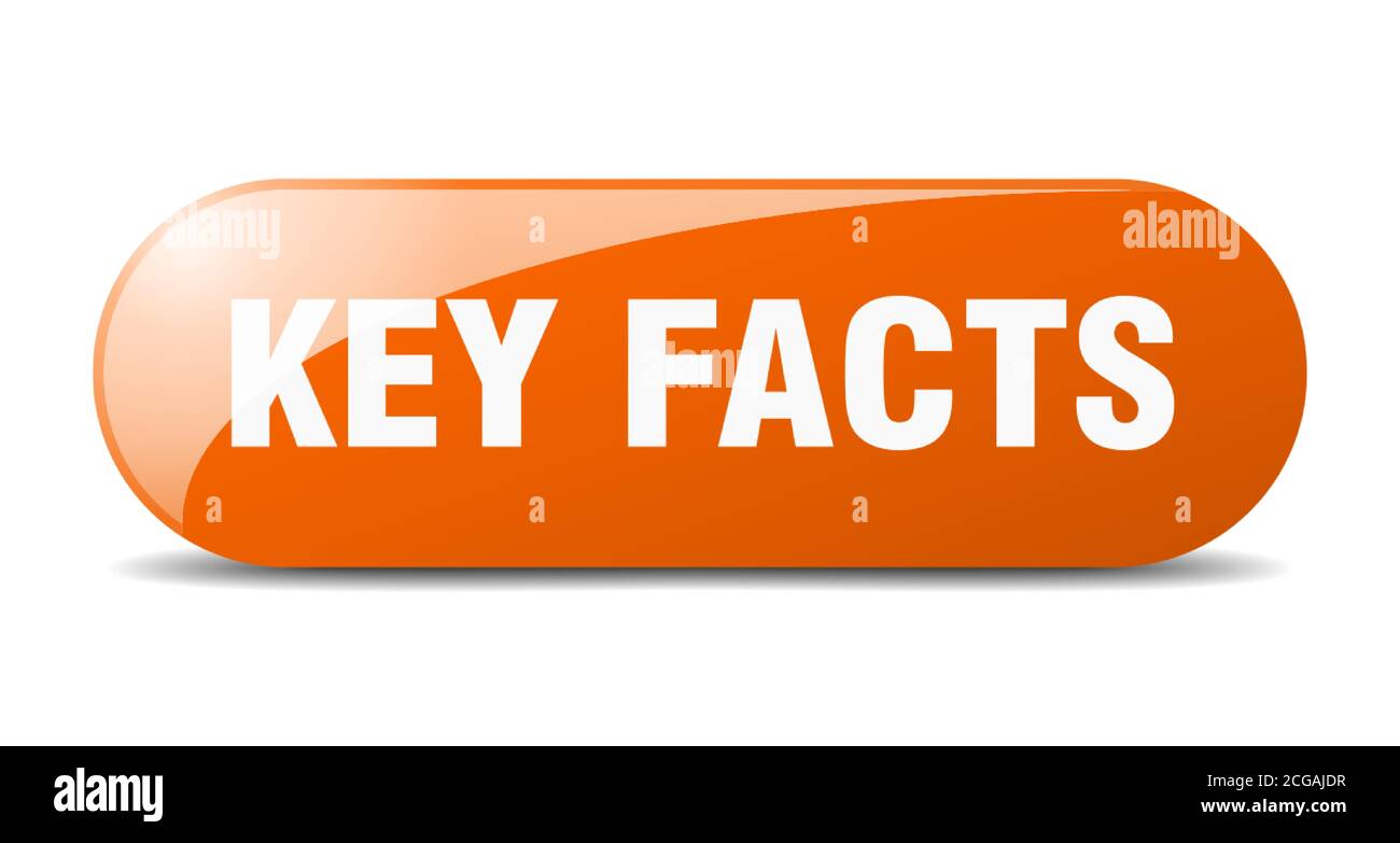 key facts button. rounded glass sign. sticker. banner Stock Vector ...