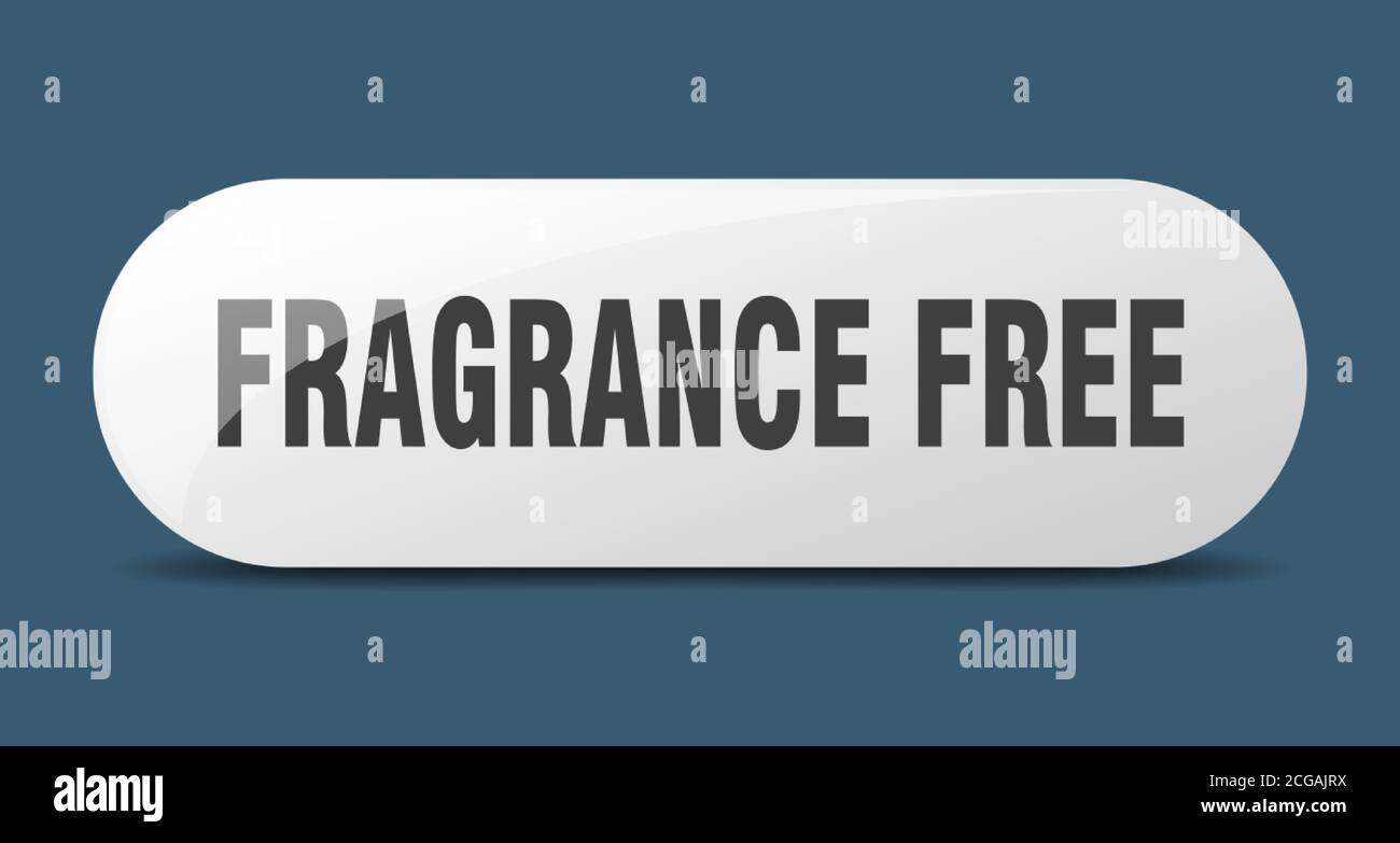 fragrance free button. rounded glass sign. sticker. banner Stock Vector ...