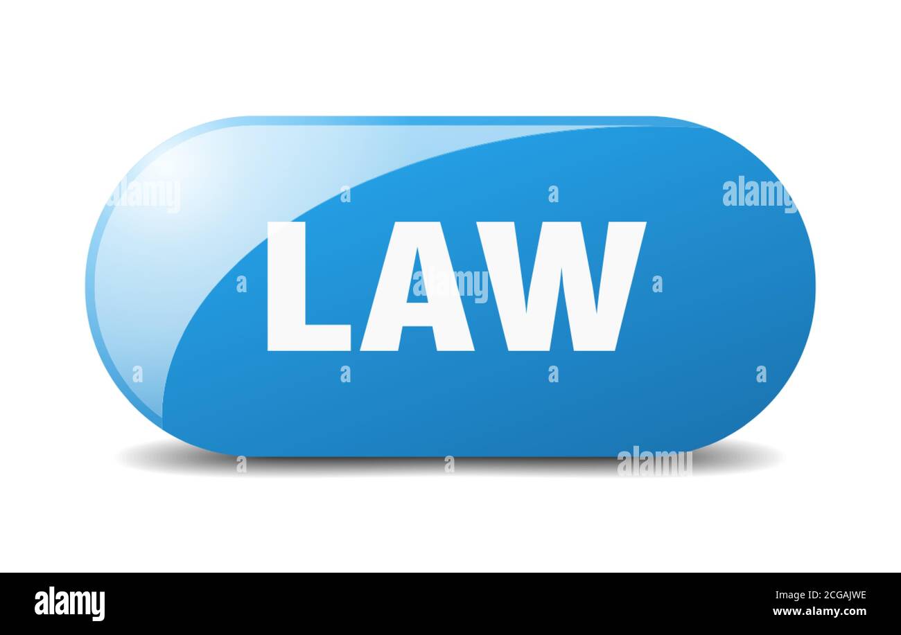 law button. rounded glass sign. sticker. banner Stock Vector Image ...