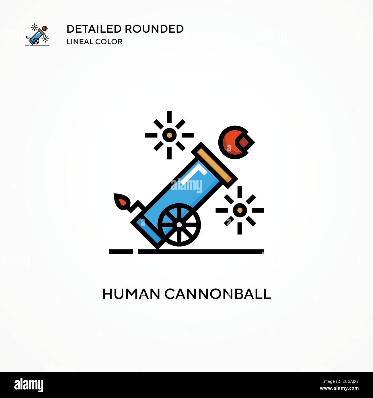 Retro cannon vector sketch hi-res stock photography and images - Alamy