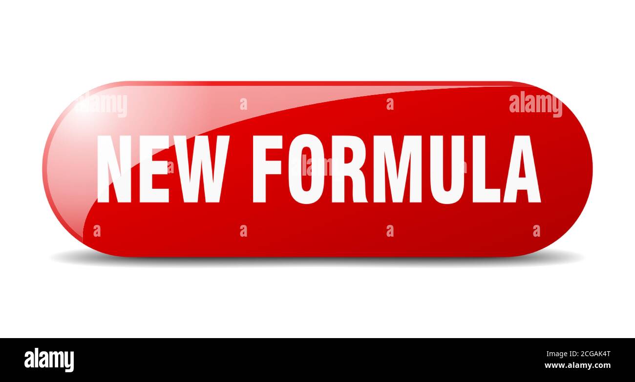 new formula button. rounded glass sign. sticker. banner Stock Vector ...