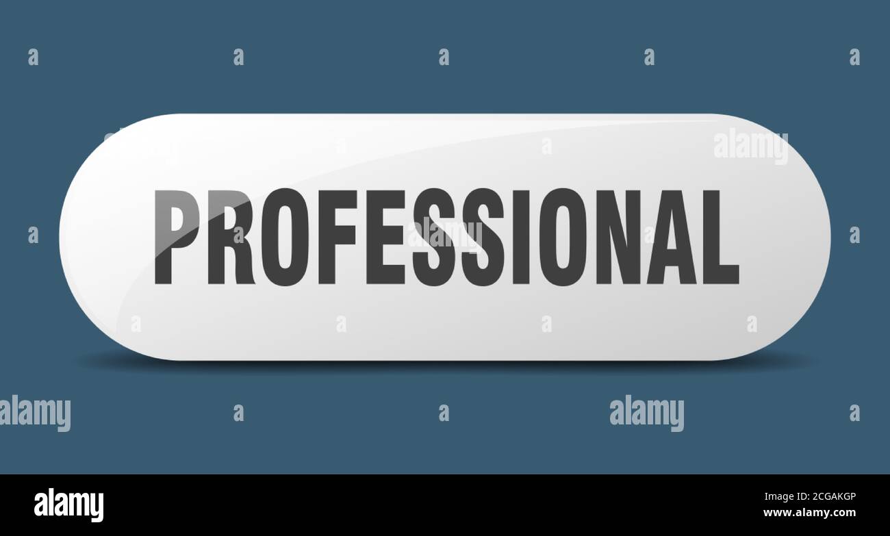 professional button. rounded glass sign. sticker. banner Stock Vector ...