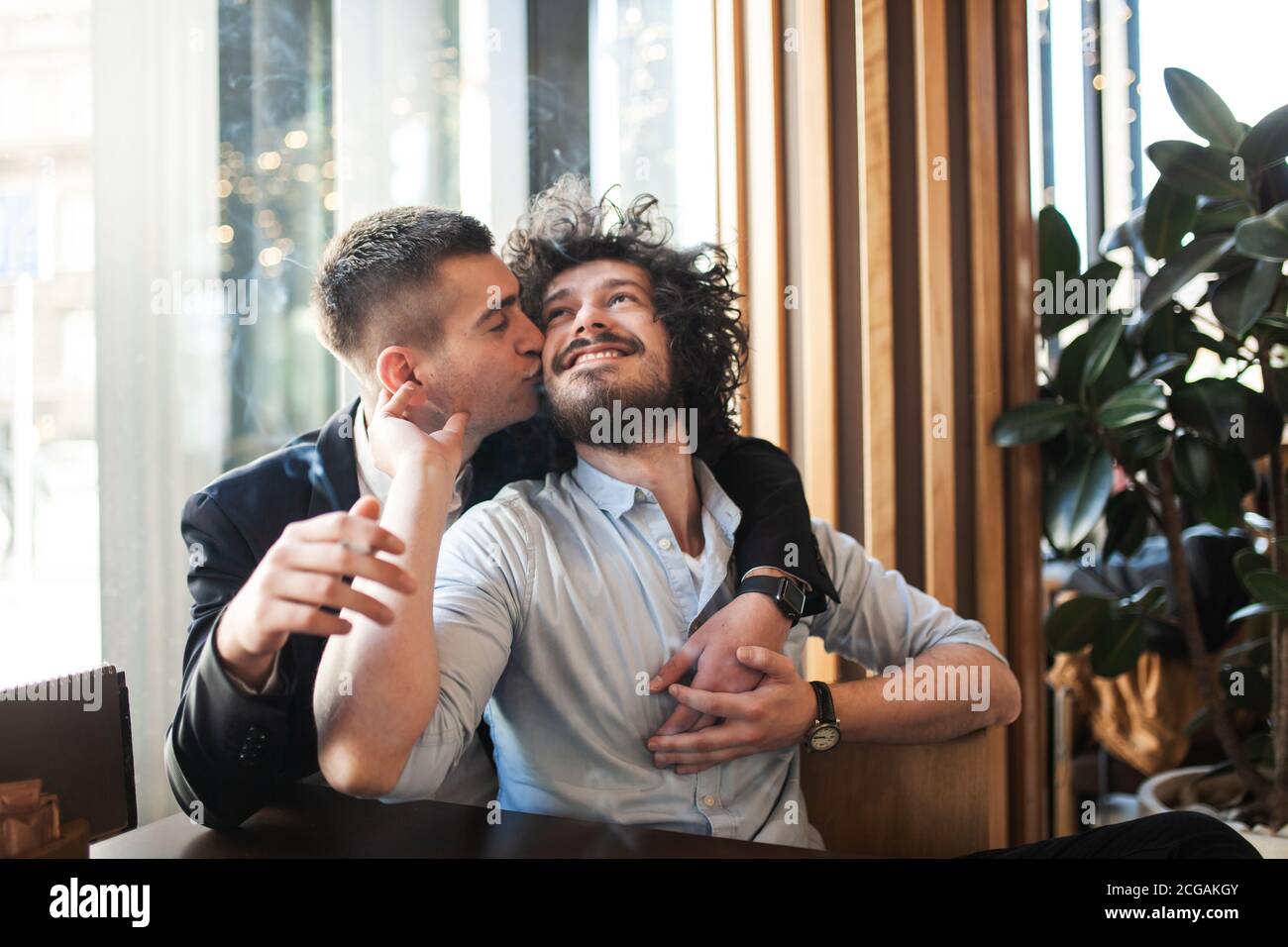 Cute gay male hi-res stock photography and images - Alamy