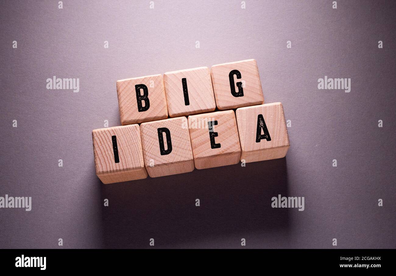 Big idea word hi-res stock photography and images - Alamy