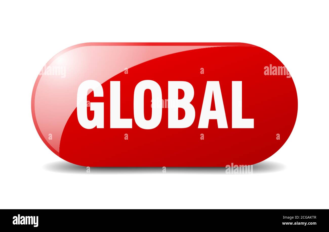 global button. rounded glass sign. sticker. banner Stock Vector Image ...