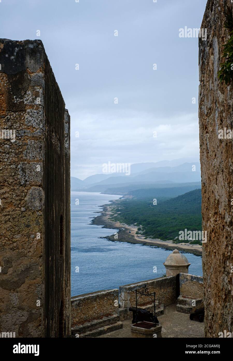 SANTIAGO DE CUBA, CUBA - CIRCA JANUARY 2020: San Pedro de la Roca ...