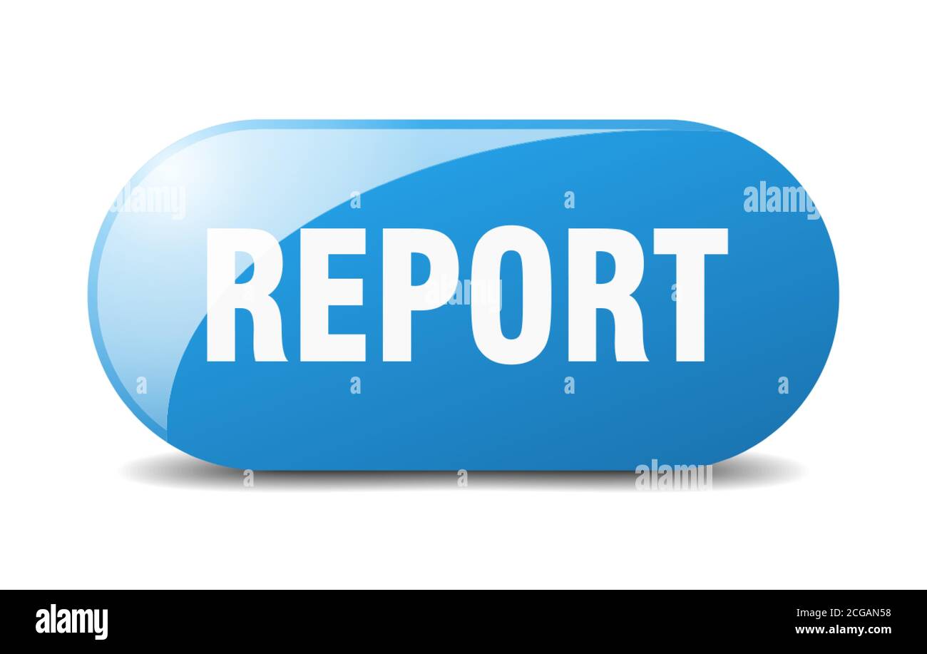 report button. rounded glass sign. sticker. banner Stock Vector Image ...