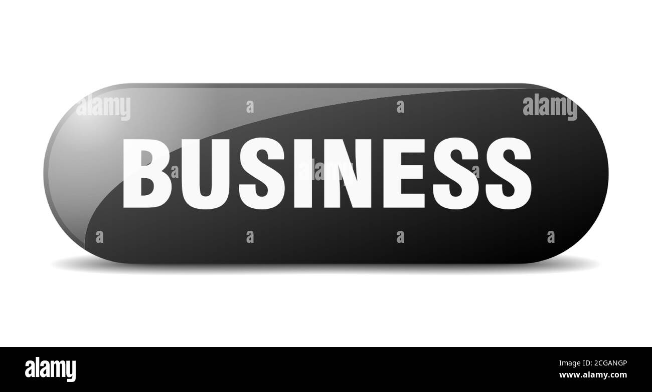 business button. rounded glass sign. sticker. banner Stock Vector Image ...