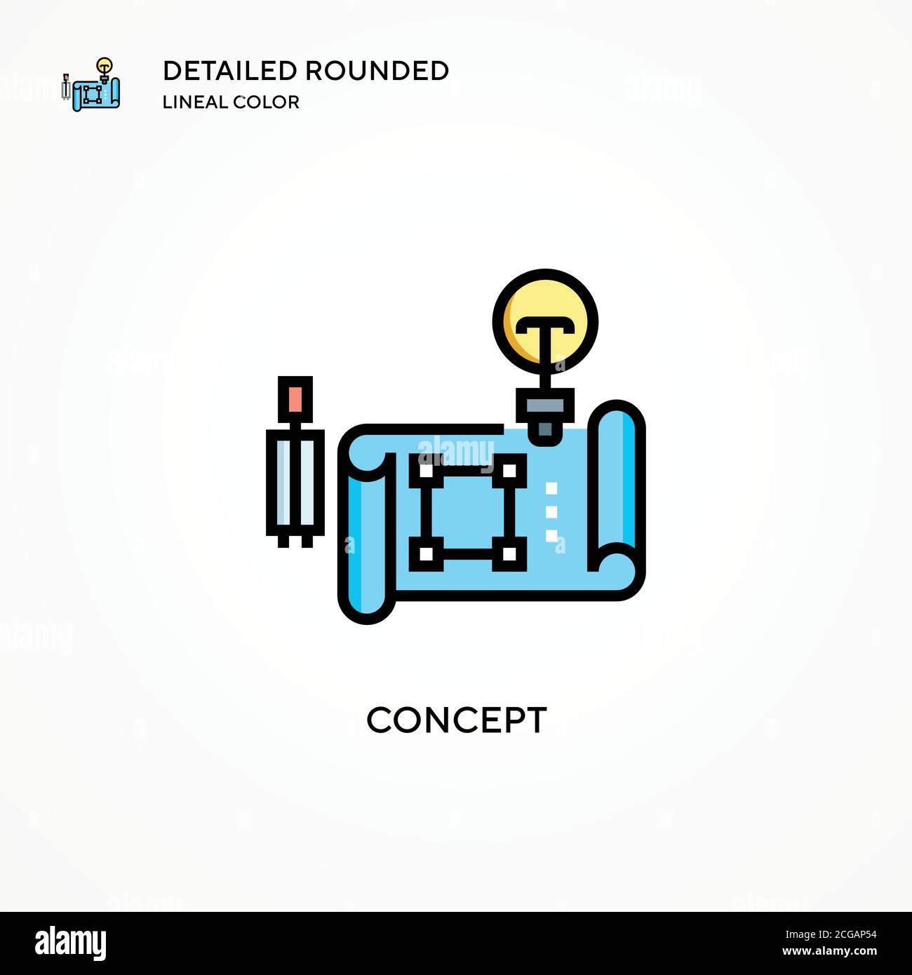 Concept vector icon. Modern vector illustration concepts. Easy to edit ...