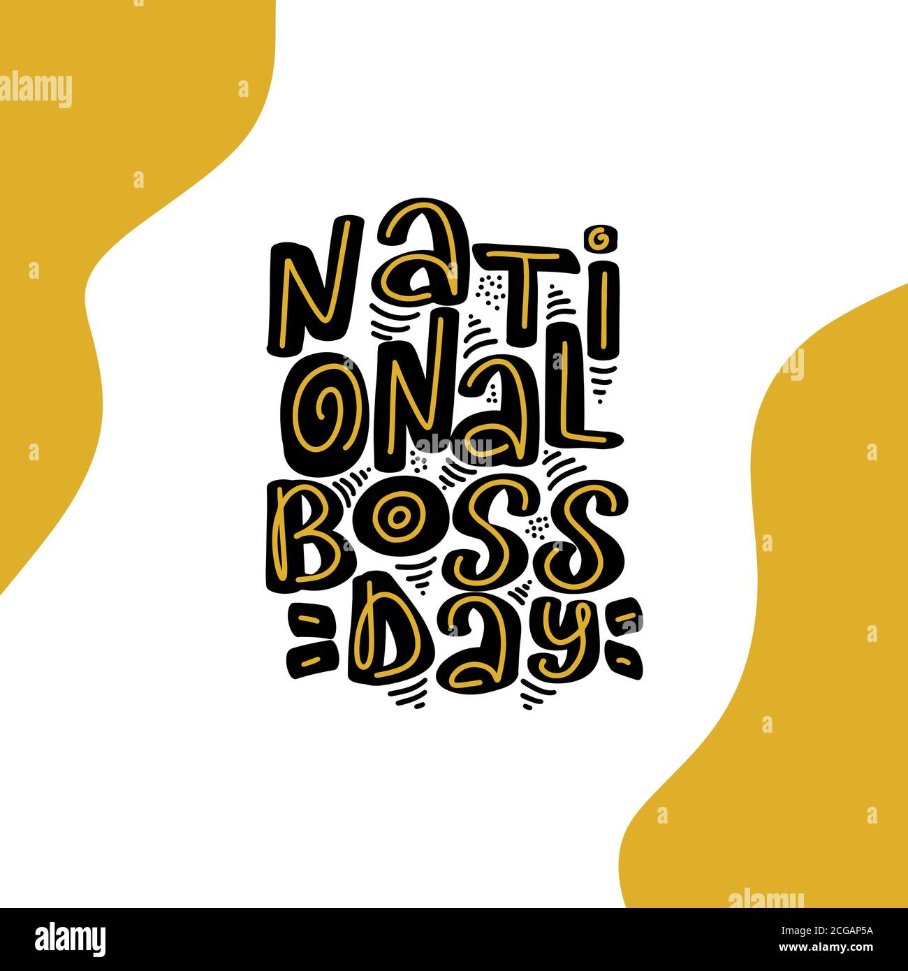 National boss day Stock Vector Images - Alamy
