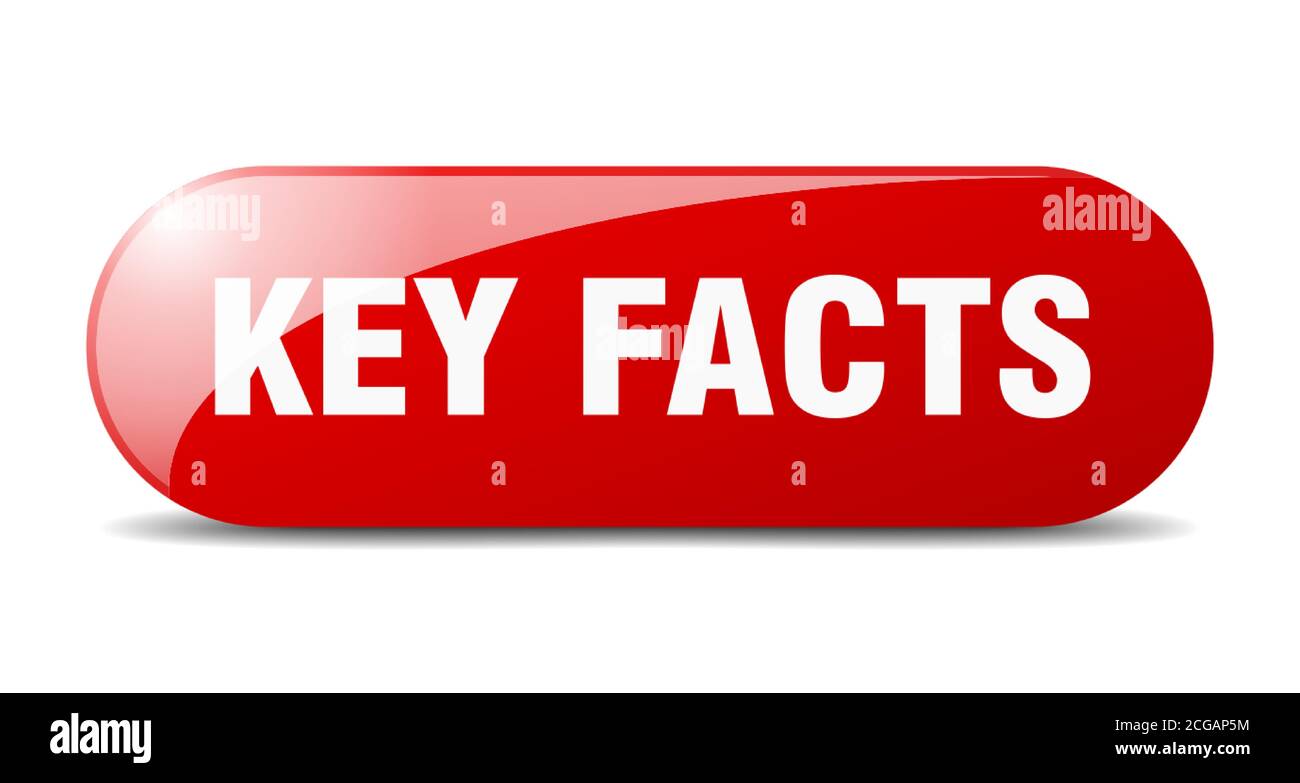 key facts button. rounded glass sign. sticker. banner Stock Vector ...