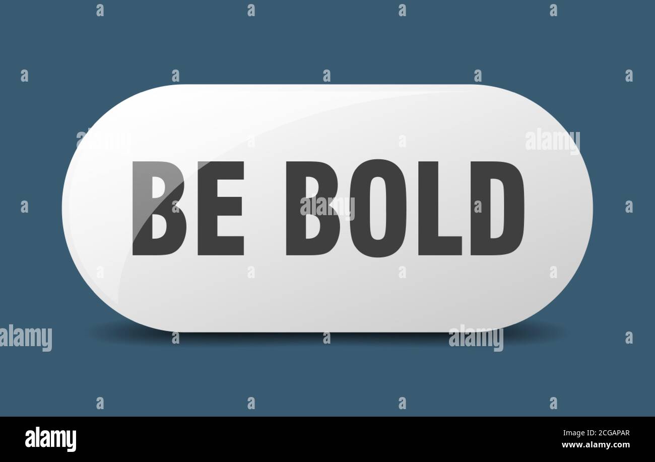 be bold button. rounded glass sign. sticker. banner Stock Vector Image ...
