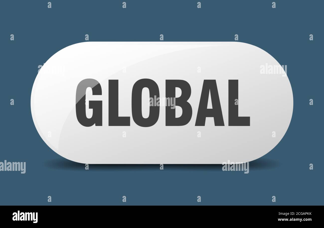 global button. rounded glass sign. sticker. banner Stock Vector Image ...
